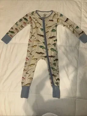 Caden Lane | One Pieces | Caden Lane Bamboo Soft Onepiece Pajamas With ...